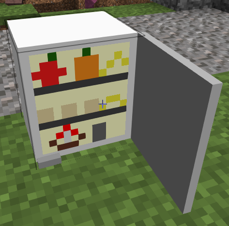 冰箱 (冷藏) (Fridge) - [JF]吉米的家具 (Jammy Furniture) - MC百科|最大的Minecraft中文MOD百科